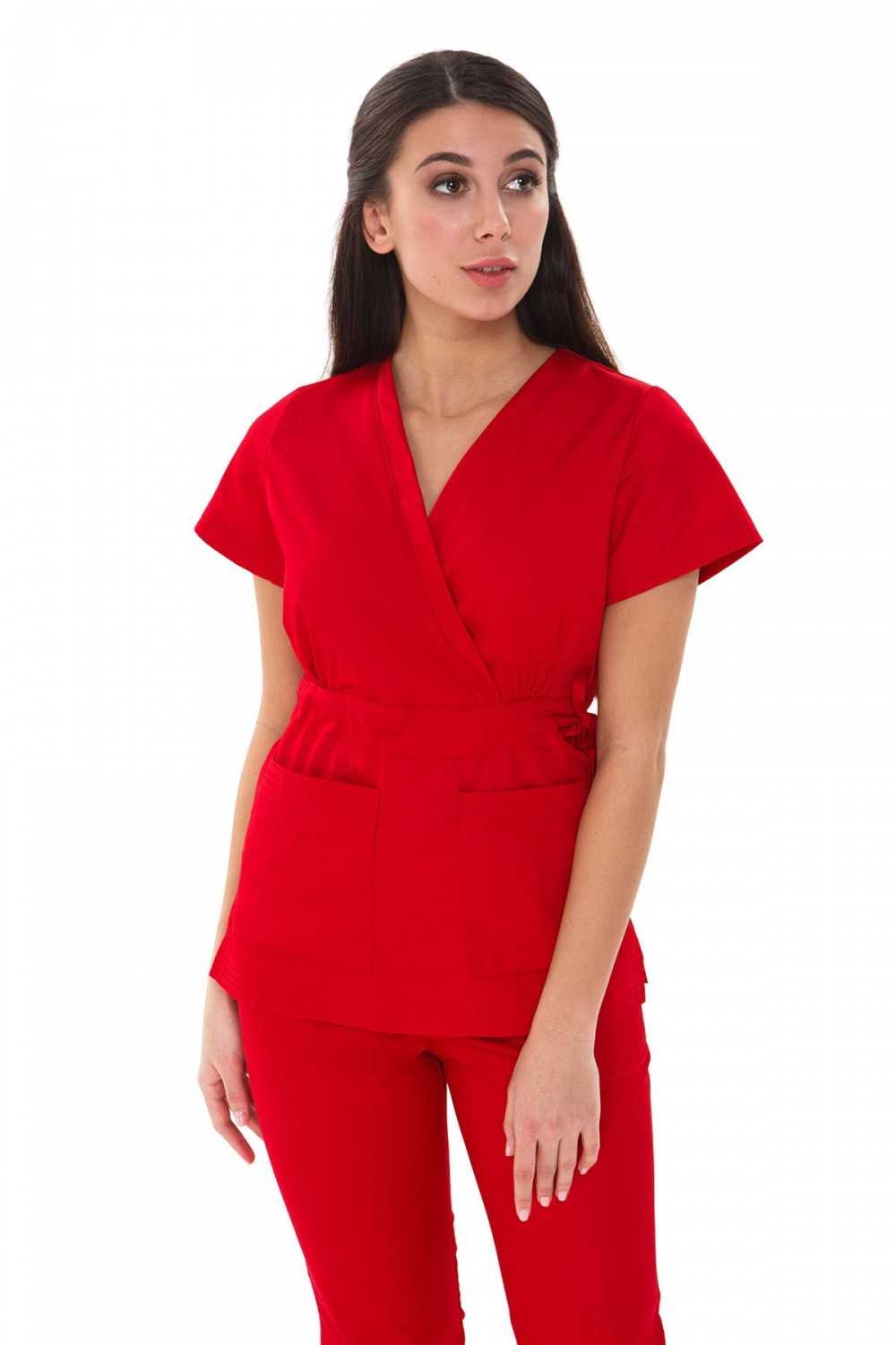 Costum Medical 1981 Rosu Dama